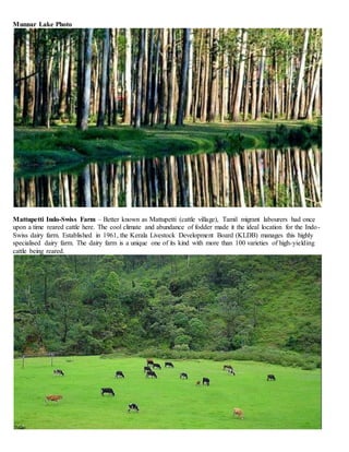 MUNNAR HILLSTATION AT KERALA, INDIA | DOCX
