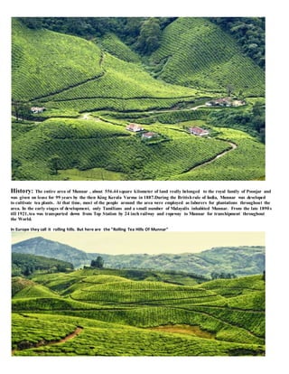 MUNNAR HILLSTATION AT KERALA, INDIA | DOCX
