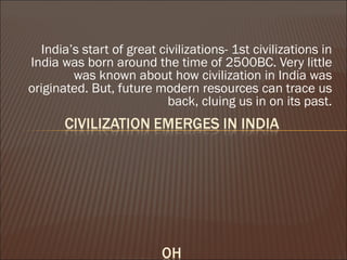 India Presentation Part 1 | PPT
