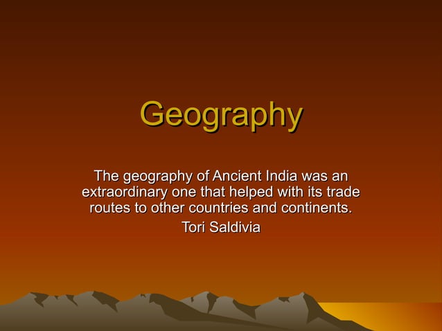 India Presentation Part 2 | PPT
