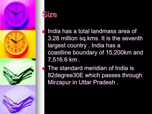 india - size and location (shared using VisualBee) | PPTX