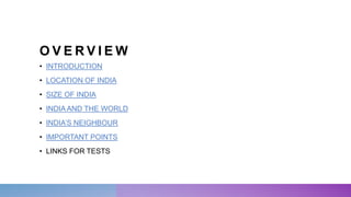 Class 9 CBSE-India _ Size and Location | PPTX