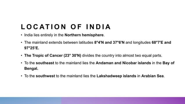 Class 9 CBSE-India _ Size and Location | PPTX | Asia Travel | Travel ...