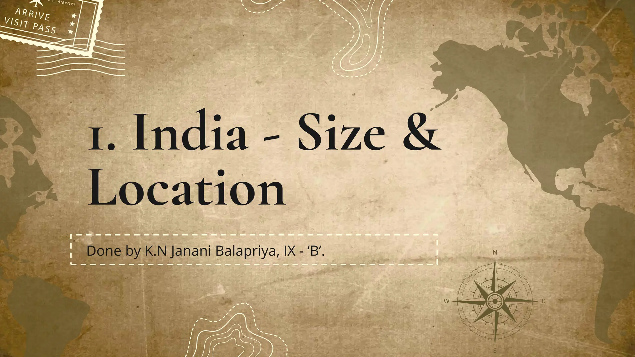 INDIA - SIZE & LOCATION class9 about india and siza and location .pptx
