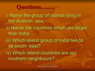 India size & Location Geography class -9 CBSE | PDF
