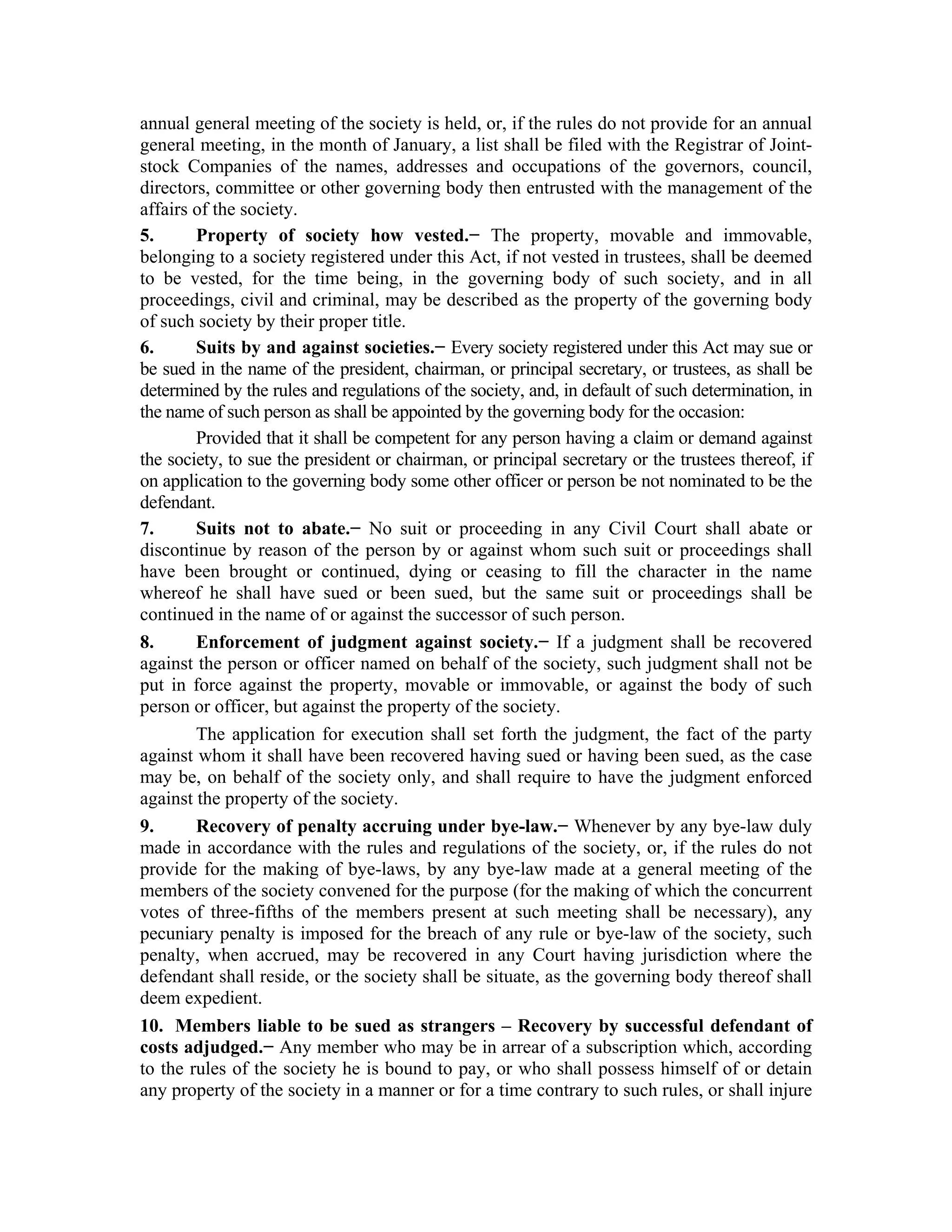 India societies-registration-act | PDF