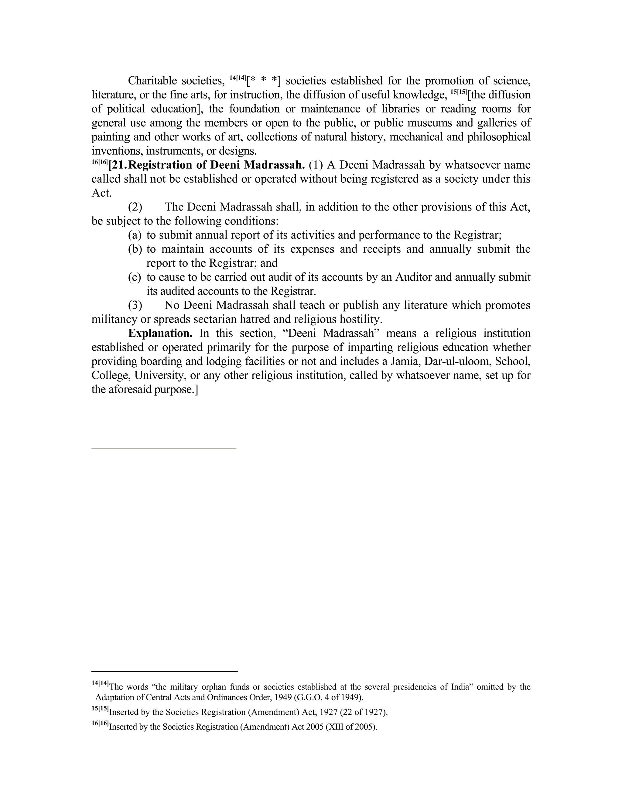 India societies-registration-act | PDF