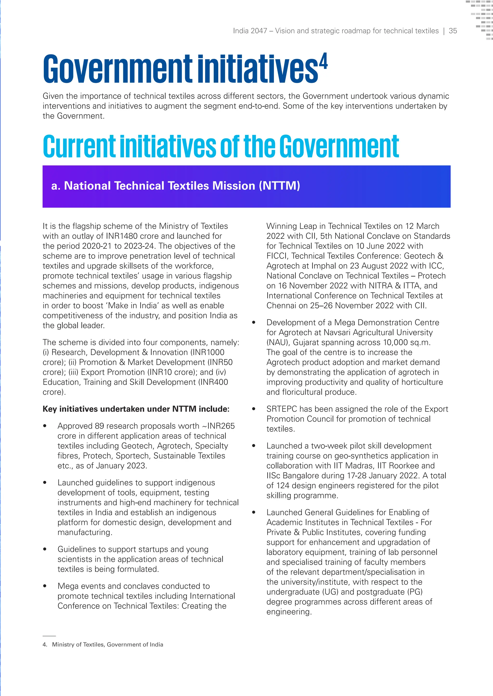India 2047_Vision & Strategic Roadmap for Technical Textiles in India ...