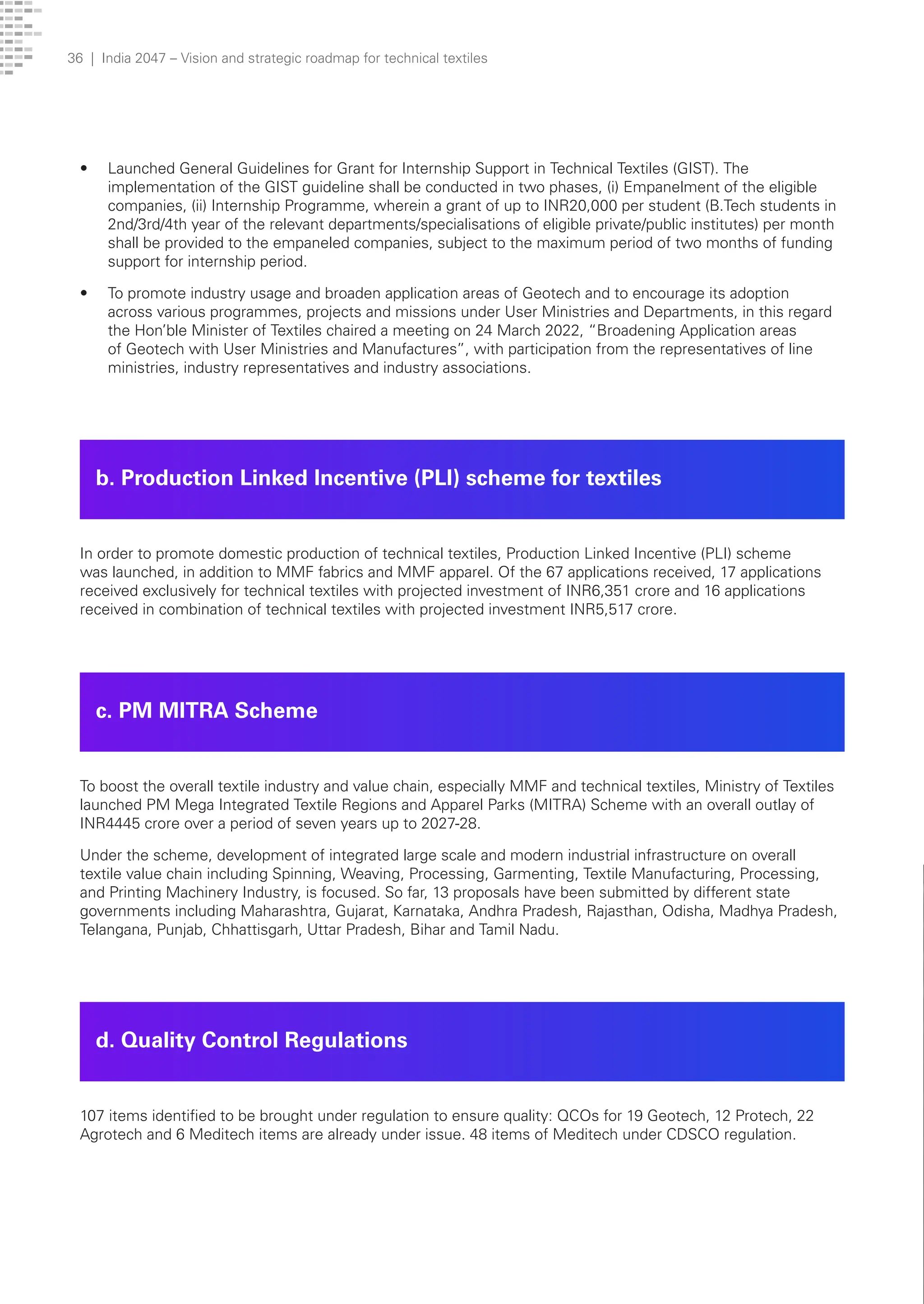India 2047_Vision & Strategic Roadmap for Technical Textiles in India ...