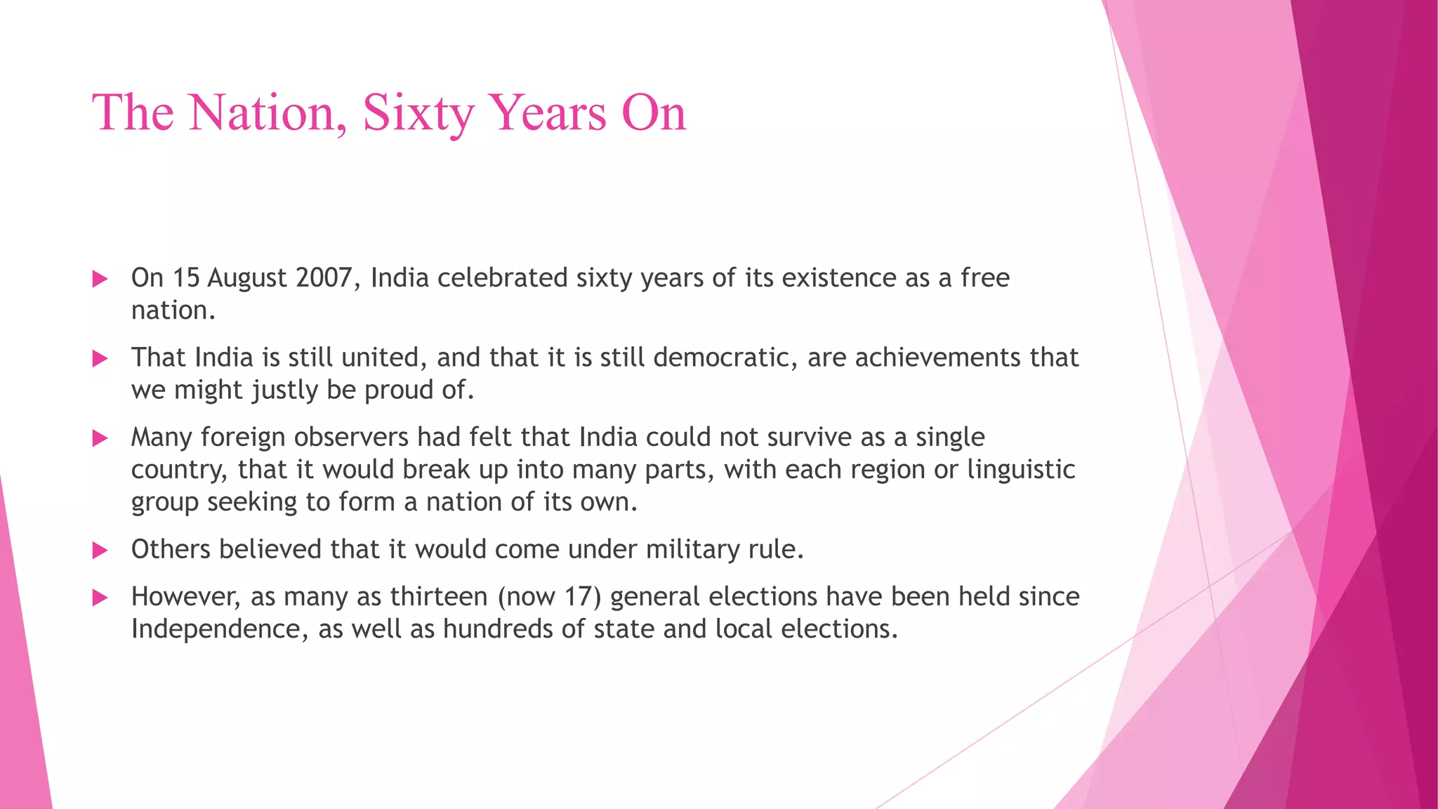 India After Independence ppt. | PPTX
