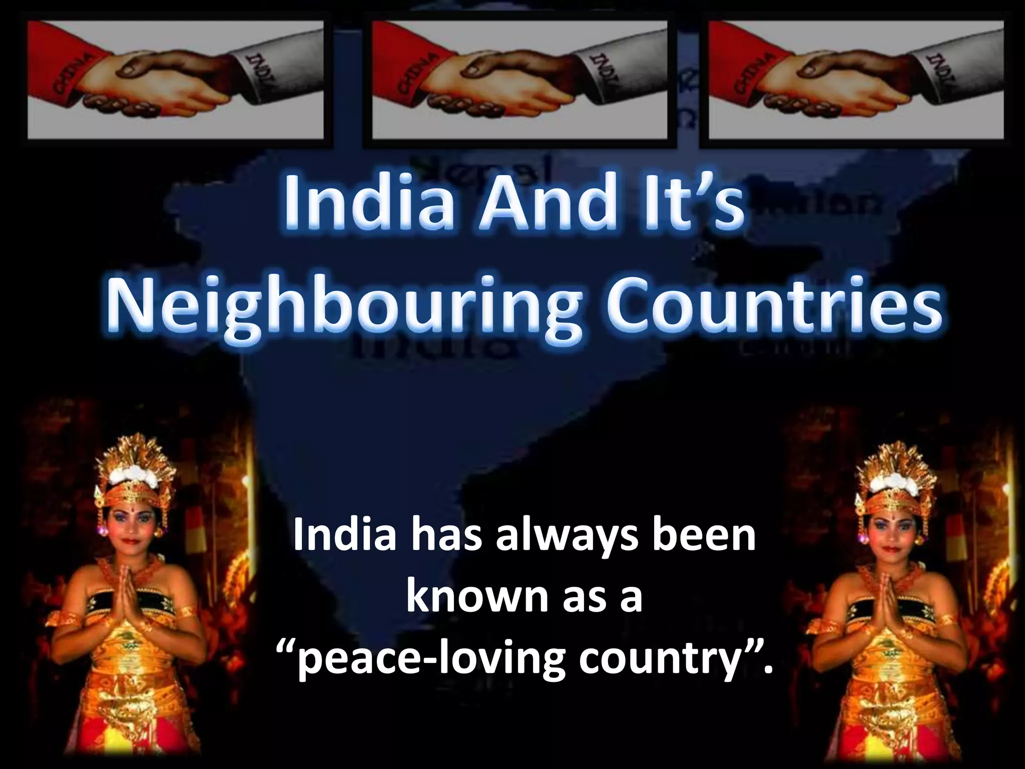 India and it's neighbouring countries | PPTX