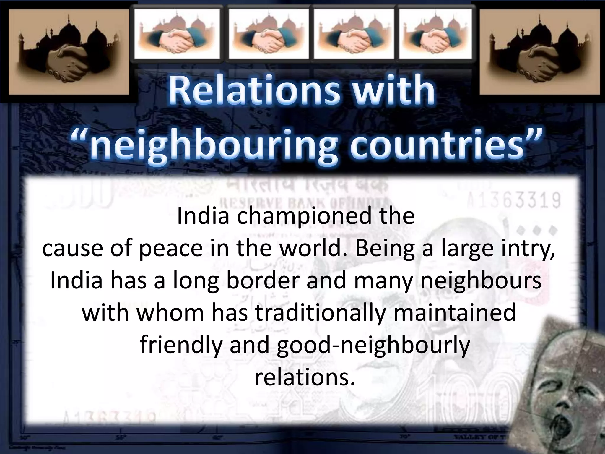 India and it's neighbouring countries | PPTX