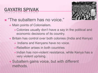 Decolonization of India and Kenya | PPT