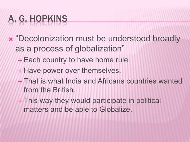 Decolonization of India and Kenya | PPT