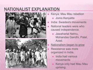 Decolonization of India and Kenya | PPT