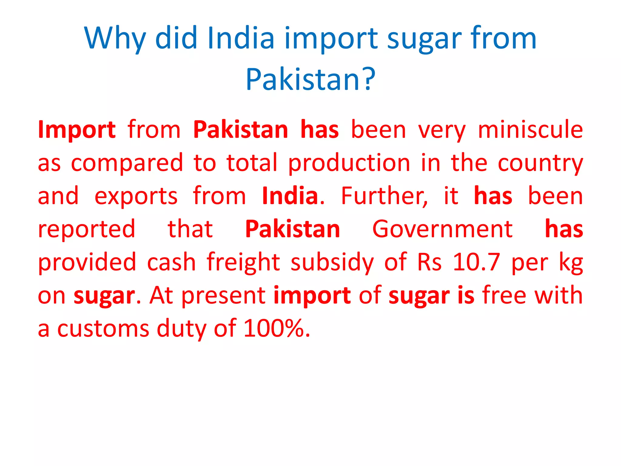 India and Pakistan Trade : A Glance | PPTX