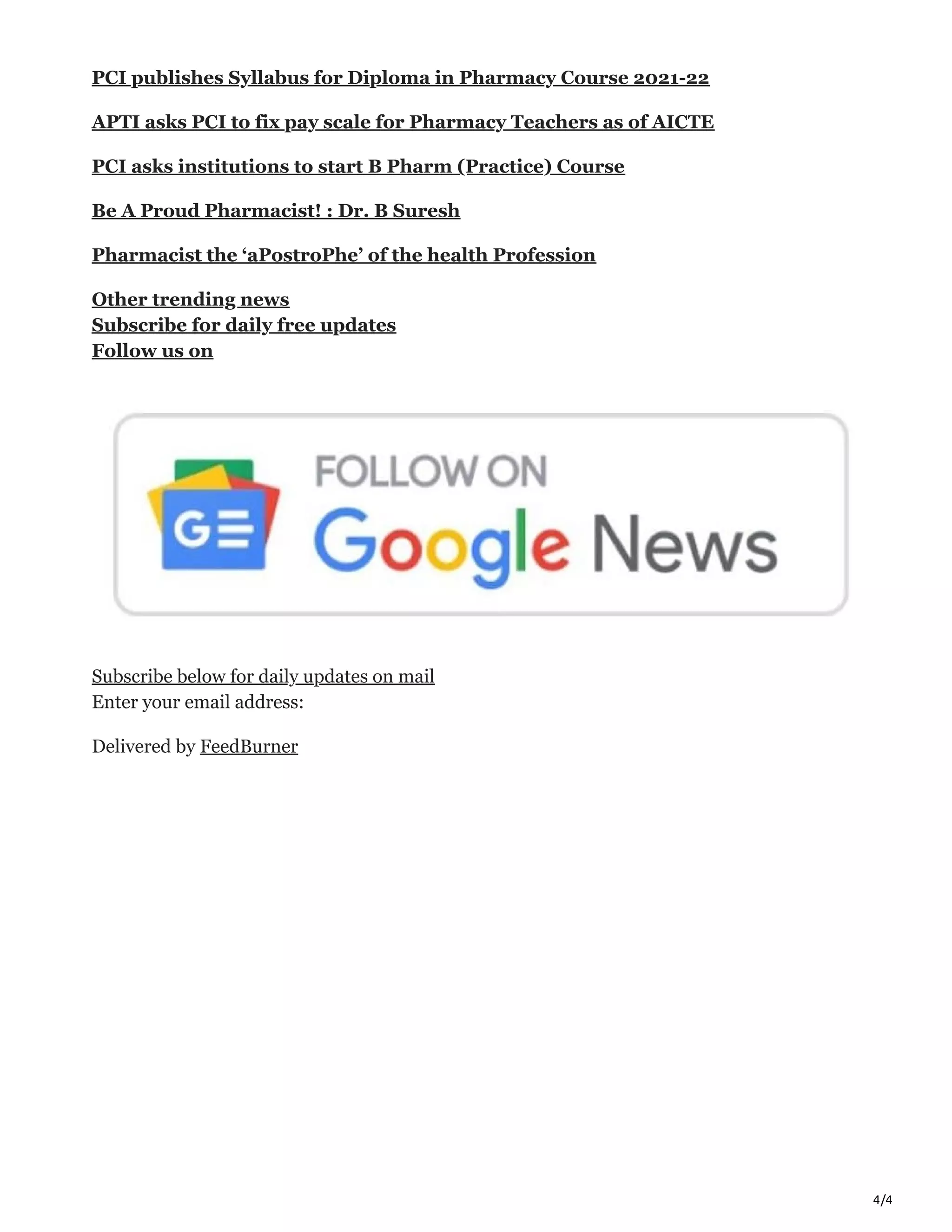 India and Pharmacy Education: Chapter: 9 | PDF