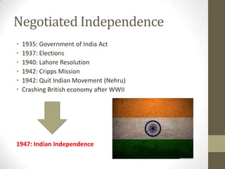 India and Vietnam-- Decolonization Comparison | PPT