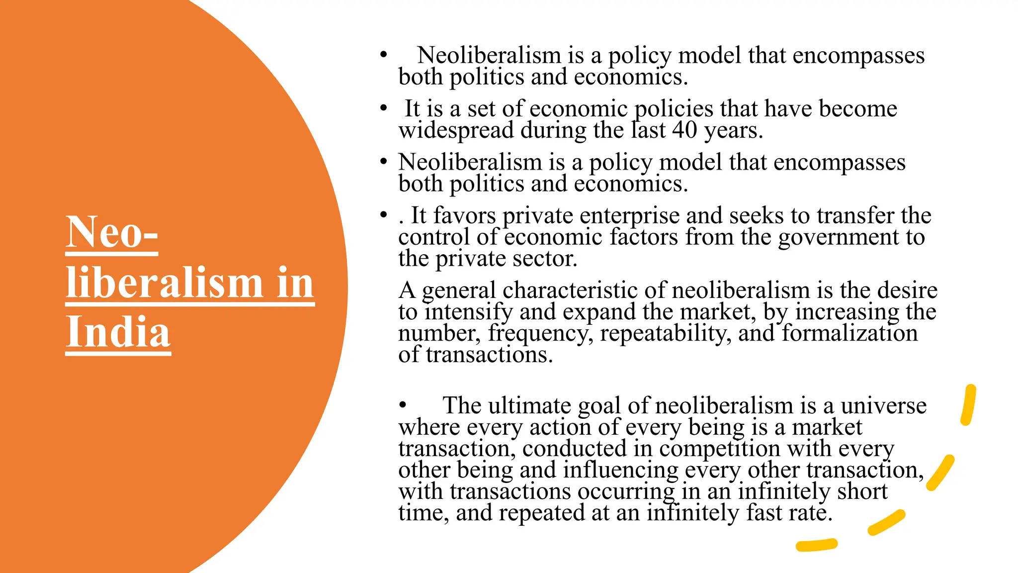 Neo liberalism and Washington Consensus - | PDF