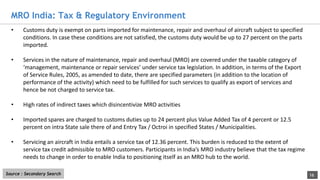 India as an MRO destination myth or reality | PPT