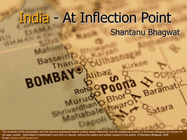 India At Inflection Point,VPM Thane | PPT
