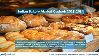 Indian Bakery Market Outlook 2025–2034: Trends and Opportunities | PDF