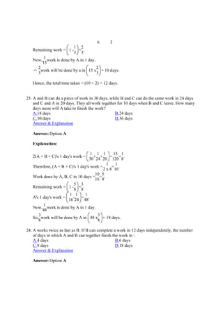 Indiabix all math solution - learninghomebd | PDF