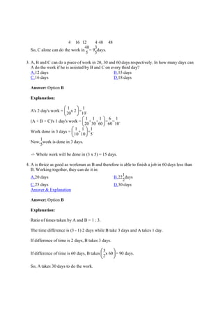 Indiabix all math solution - learninghomebd | PDF