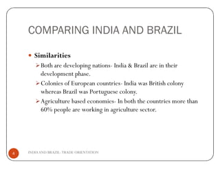India brazil trade relations | PDF