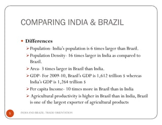 India brazil trade relations | PDF