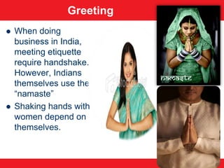 India business culture | PPTX