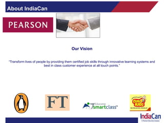 India Can - Mission on Skills and Livelihoods | PPT | Vocational ...