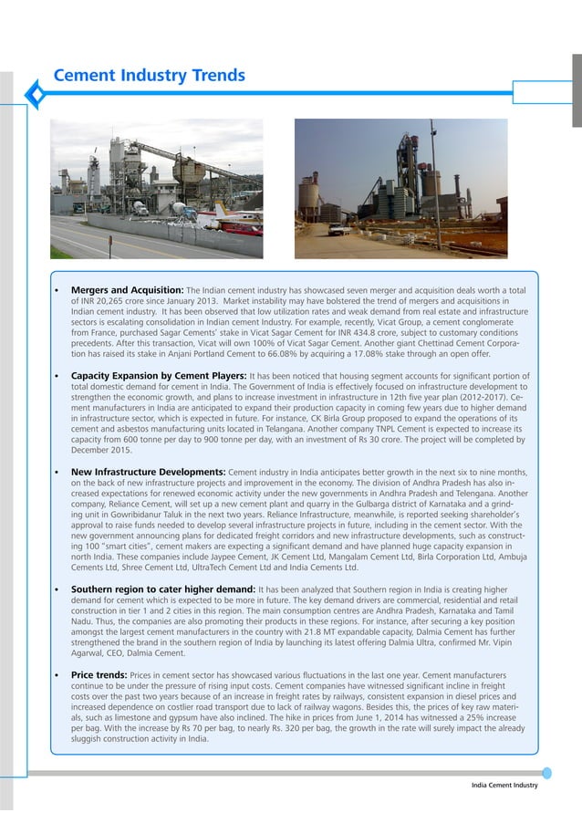 India Cement Industry Trends | PDF