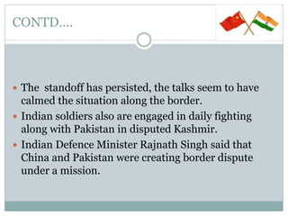 India, china hold fresh talks on ending military faceoff | PPT