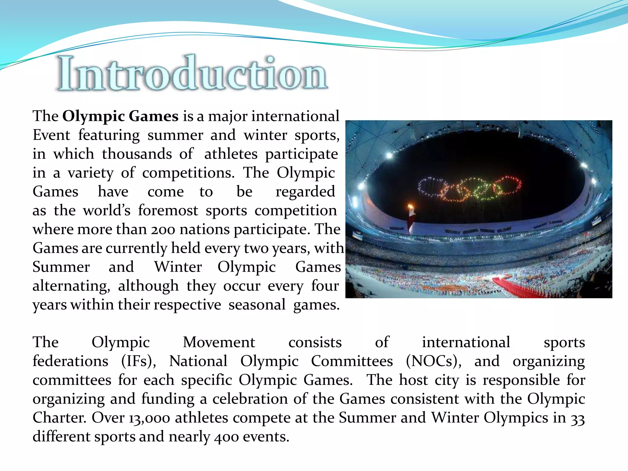Olympics | PPT | Free Download