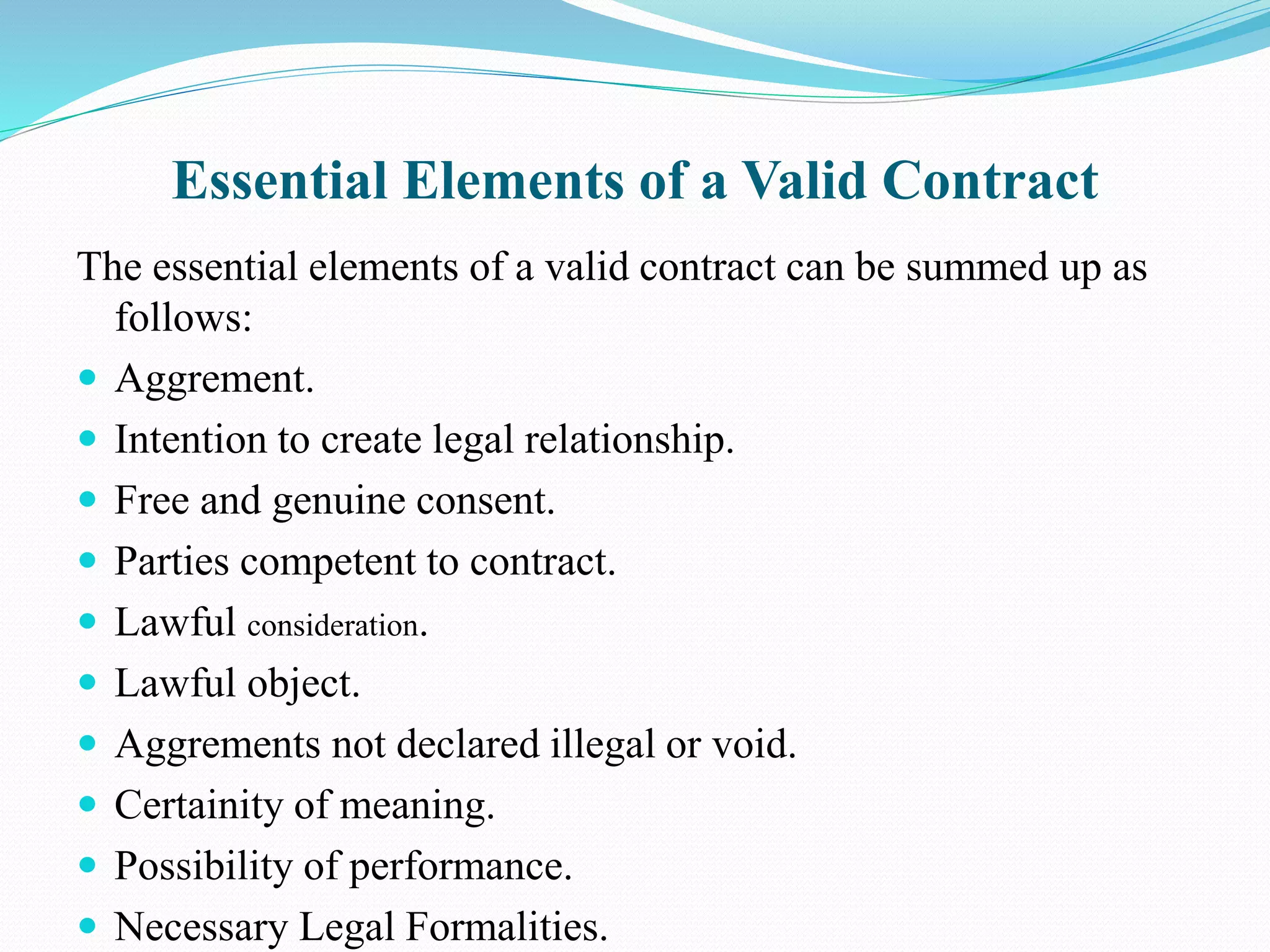 types of contract | PPTX