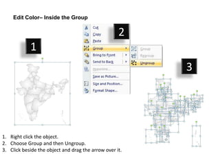 India country editable powerpoint maps with states and counties | PPTX