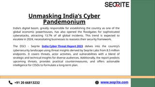 India Cyber Threat Report 2023 (Seqrite)_ | PPTX