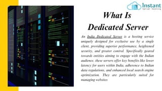 India Dedicated Server | PPT