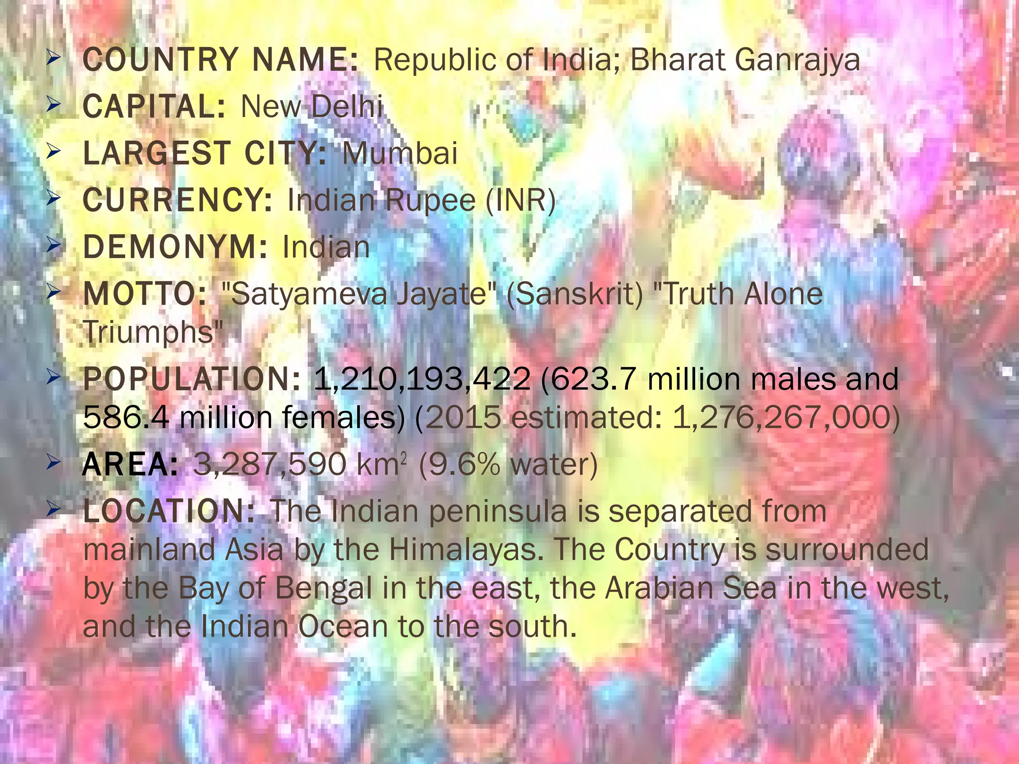 India(profile and culture) | PPT