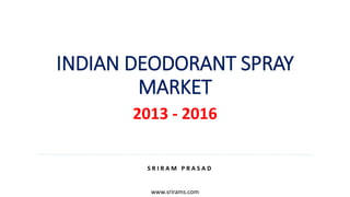 India Deodorant Market | PPT