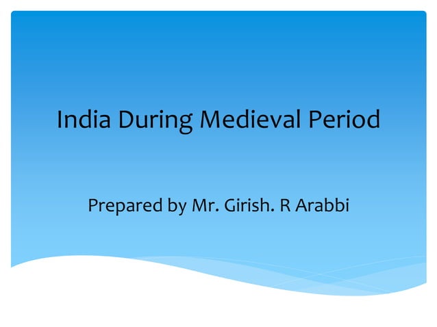 India during medieval period | PPTX