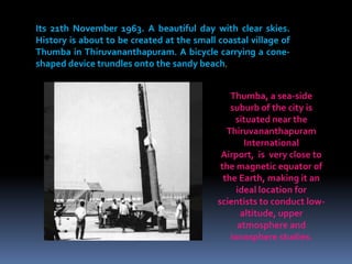 India Enters Golden Jubilee of Rocket Launch | PPTX