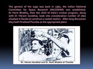 India Enters Golden Jubilee of Rocket Launch | PPTX