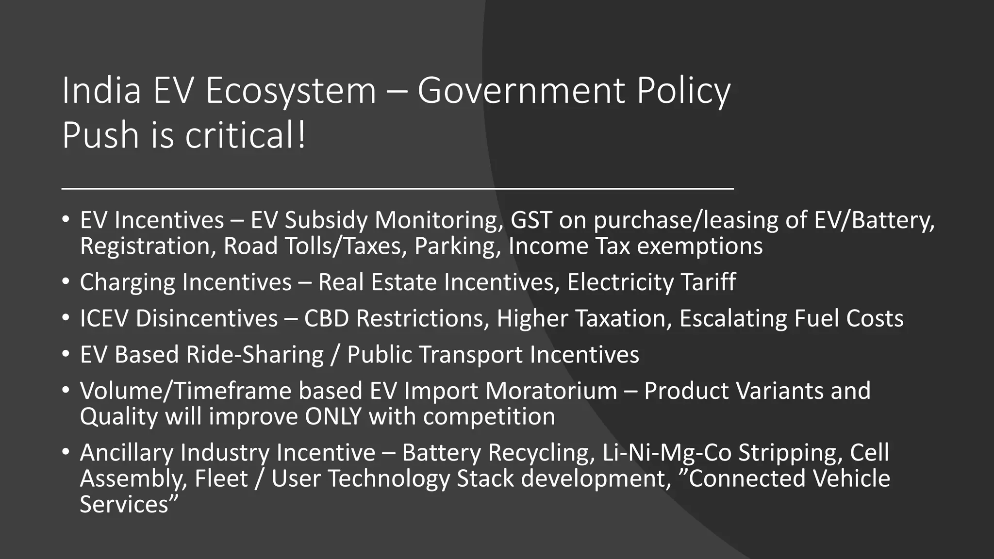 India EV adoption - economics, benefits, opportunities, challenges and ...