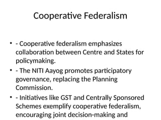 India_Federal_System_constitution_indian | PPT