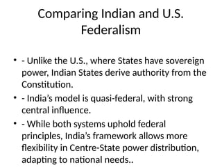 India_Federal_System_constitution_indian | PPT