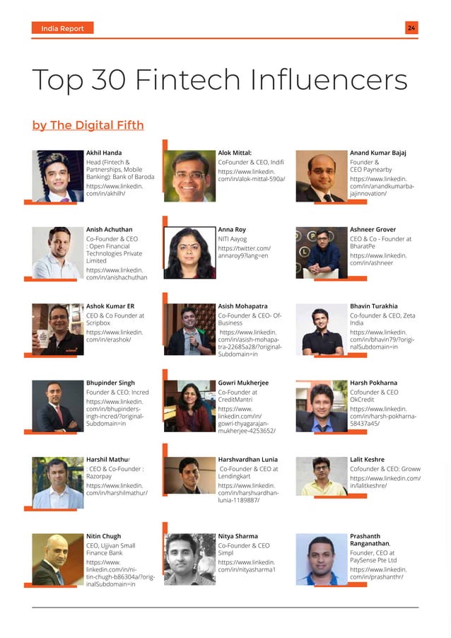 India Fintech Report By The Digital Fifth