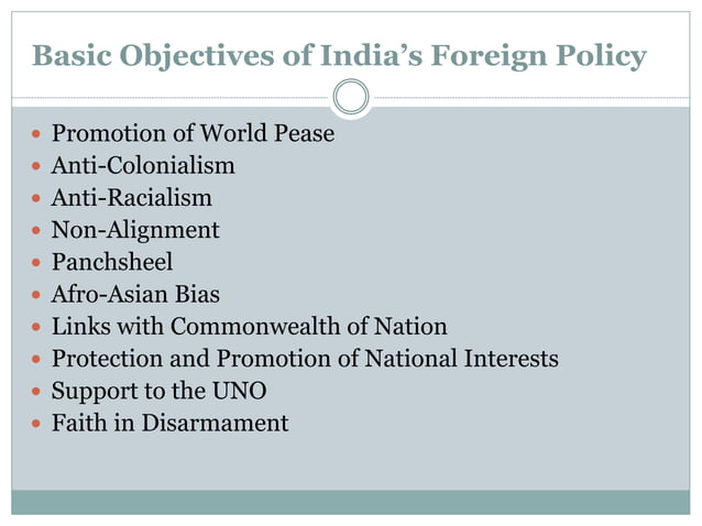 India foreign policy_(2)_(4) | PPTX
