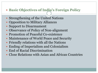 India foreign policy_(2)_(4) | PPTX